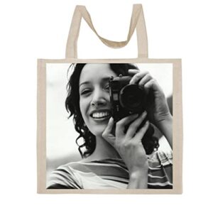 fc carino jennifer beals - a nice graphic cotton canvas tote bag fca #fcag393246