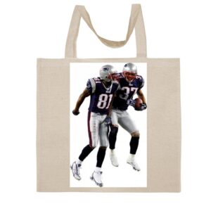 fc carino randy moss and rodney harrison - a nice graphic cotton canvas tote bag fca #fcag314125