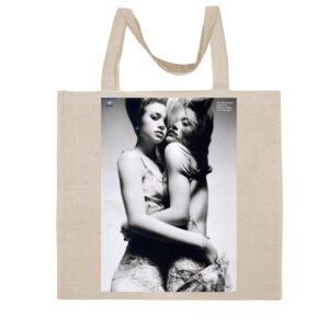 olsen twins - a nice graphic cotton canvas tote bag fca #fcag20291