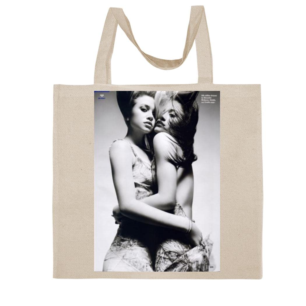 Olsen Twins - A Nice Graphic Cotton Canvas Tote Bag FCA #FCAG20291