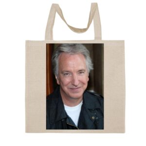 fc carino alan rickman - a nice graphic cotton canvas tote bag fca #fcag569841