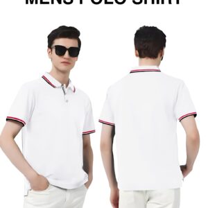 ZITY Mens Polo Shirt Short Sleeve Sports Golf Tennis Shirts for Men Summer Collared Casual Shirt