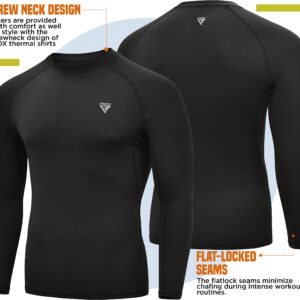 RDX Rash Guard BJJ, Compression Base Layer Top Quick Cool Dry Wetsuit Swimming Vest Men, Surfing MMA Running Cycling Training