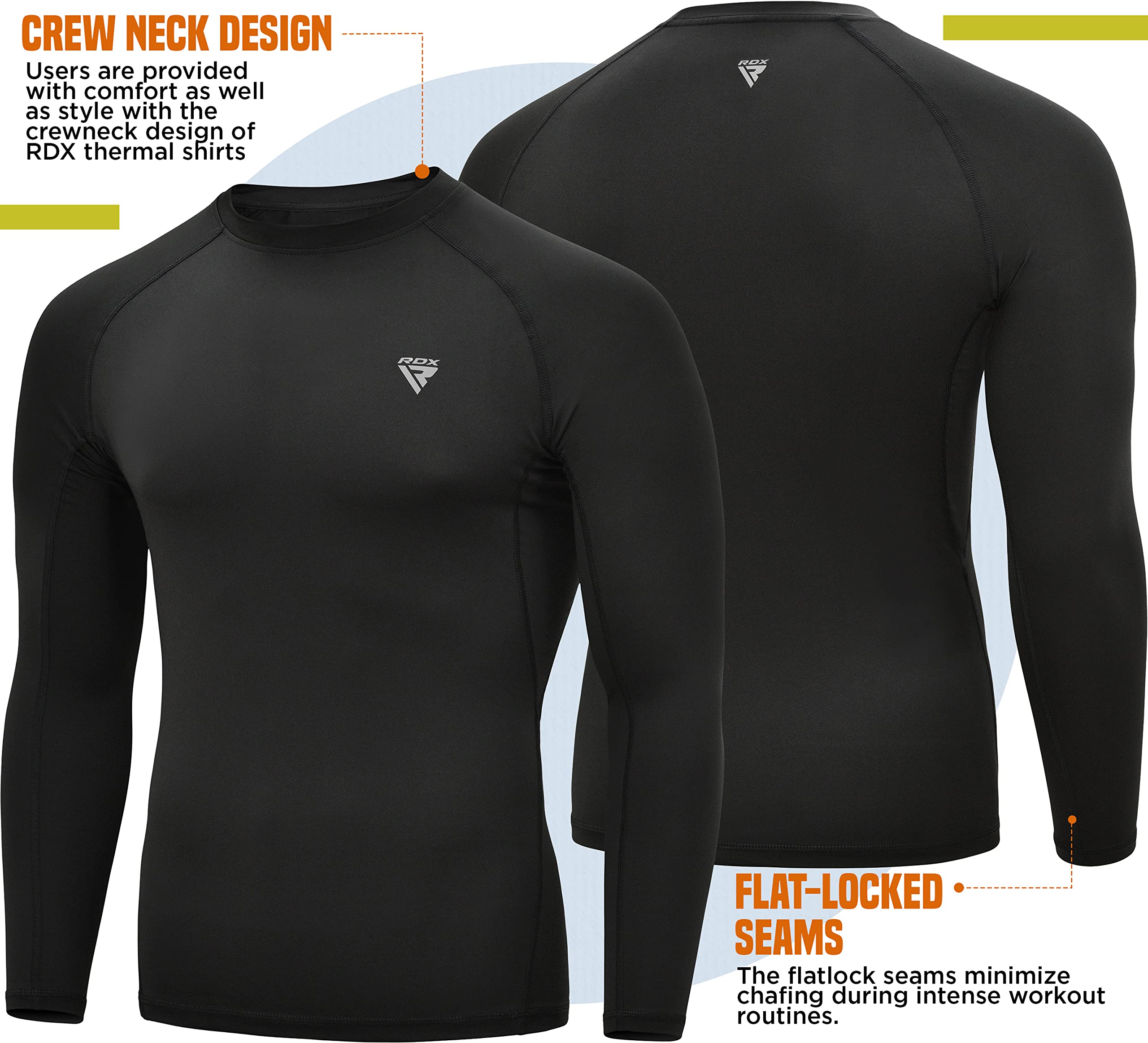 RDX Rash Guard BJJ, Compression Base Layer Top Quick Cool Dry Wetsuit Swimming Vest Men, Surfing MMA Running Cycling Training