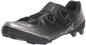 shimano men's cycling xc7 (xc702) shoes, black, size 49, 9.5