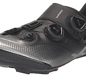 SHIMANO Men's Cycling XC7 (XC702) Shoes, Black, Size 49, 9.5