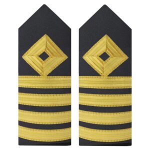 buystripes uniform hardboard shoulder boards epaulets with gold diamond & four gold bars for captain mate & pilot, 5x2.25 inches