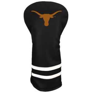 team golf ncaa texas vintage driver headcover - printed team golf ncaa vintage driver golf club headcover, form fitting design, retro design with fleece lining for extra club protection