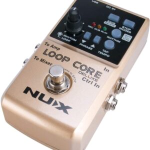 NUX Loop Core Deluxe Pedal Bundle with 2 Patch Cables, 2 Instrument Cables, 9V Power Supply and Daisy Chain