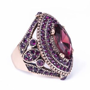 ckhao women ring - 32mm turkish style purple gemstone vintage ring women jewelry j0769purple (9)