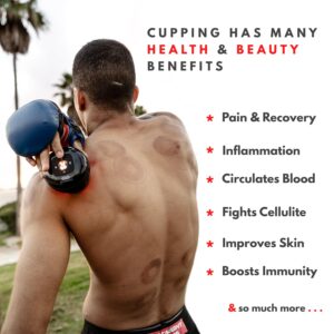 REVO The Original 4-in-1 Smart Cupping Therapy Massager, Red Light Therapy for Targeted Pain Relief, Knots, Aches, Muscle Soreness, Circulation & Tighter Skin, Portable Cupping Kit