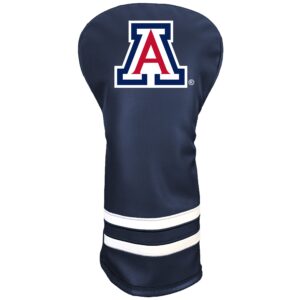 team golf ncaa arizona vintage driver headcover - printed team golf ncaa vintage driver golf club headcover, form fitting design, retro design with fleece lining for extra club protection