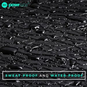 Powr Labs Sweat Proof Exercise Bike Mat, Stationary Bike Mat, Indoor Bike Mat (30x60) Exercise Bike Mats, Bike Mat Indoor Cycling, Exercise Bike Mat for Carpet Works with Peloton Bike Mat Wahoo Kickr