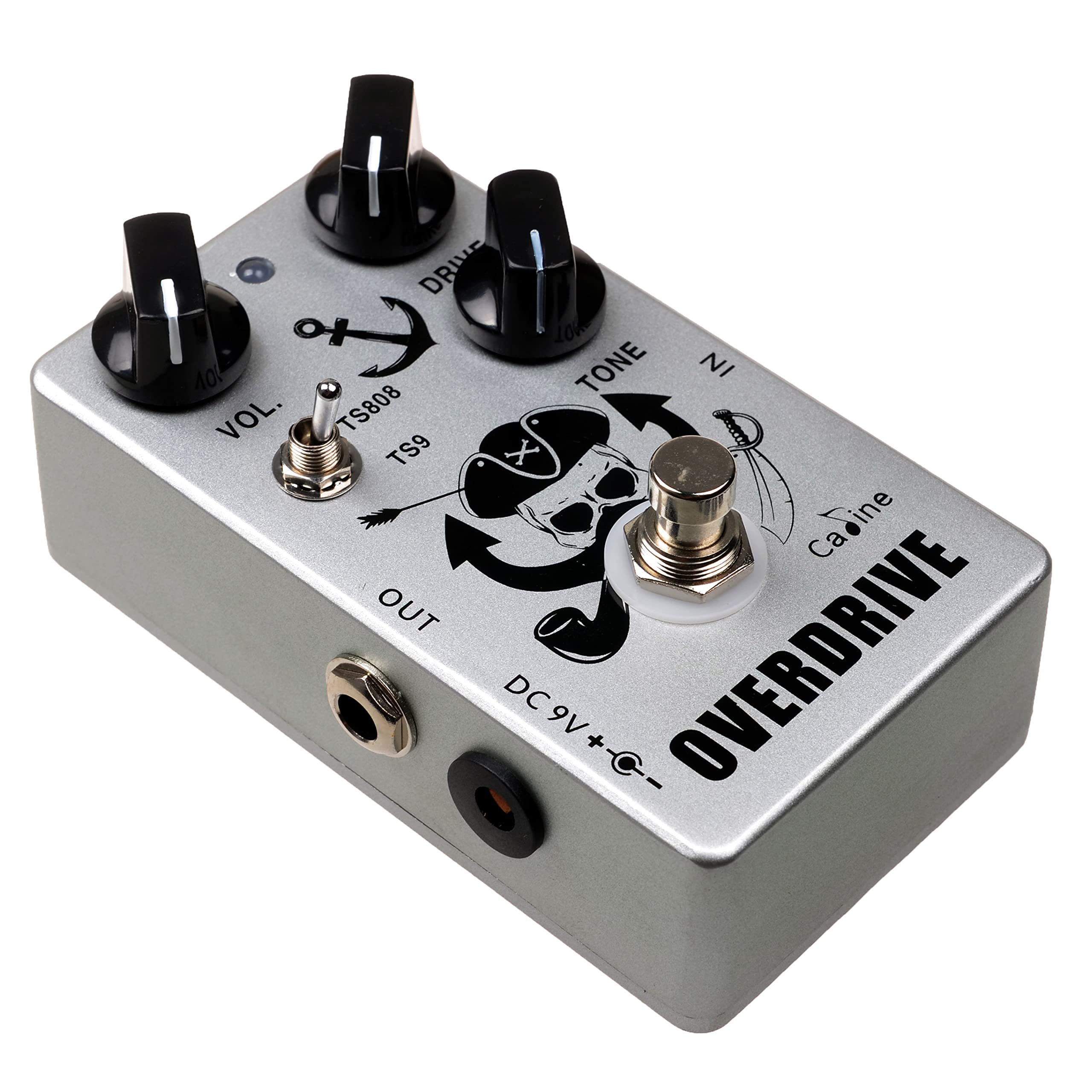 Caline Overdrive Guitar Effect Pedals TS808 or TS9 Switch Vintage Design All Metal True Bypass CP-76