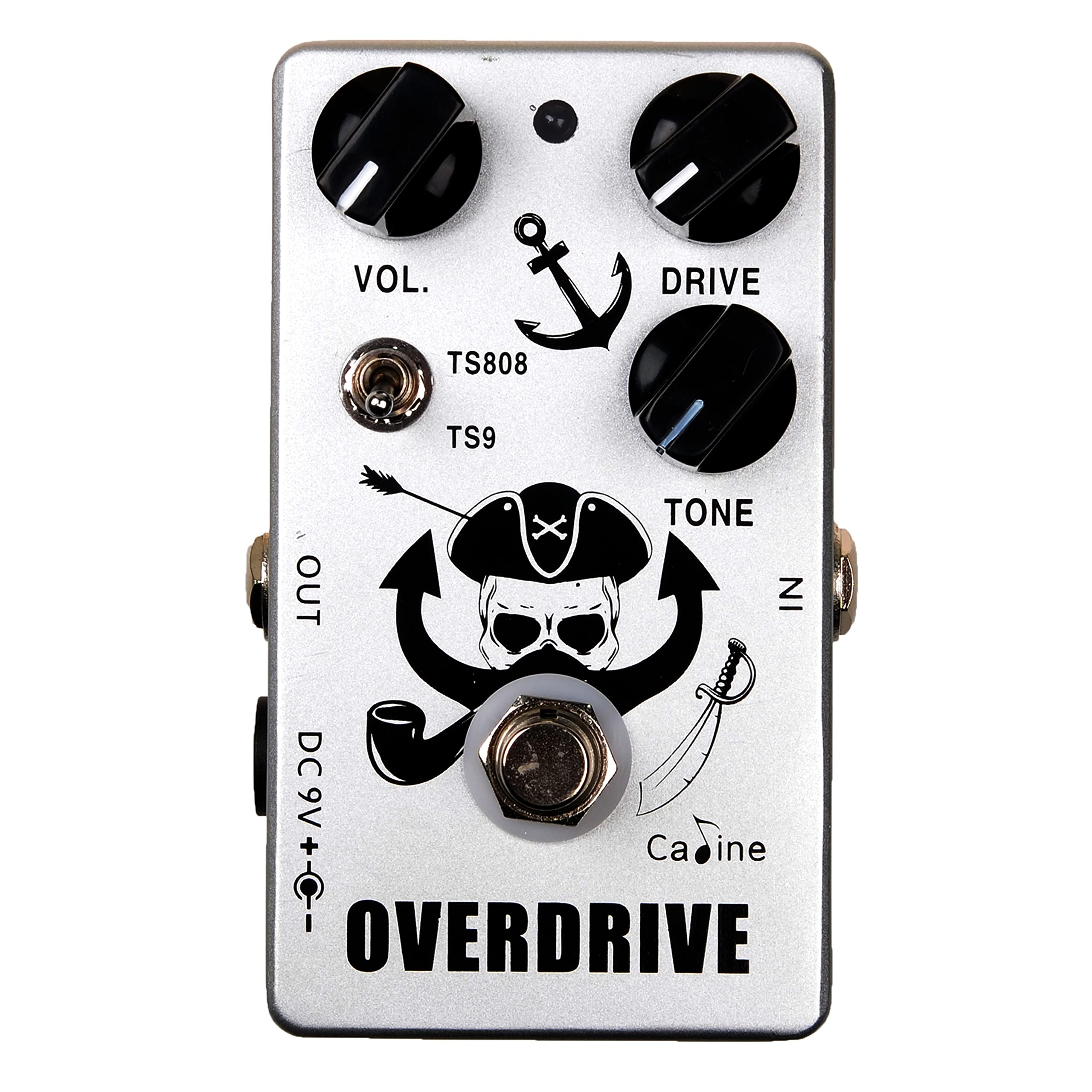 Caline Overdrive Guitar Effect Pedals TS808 or TS9 Switch Vintage Design All Metal True Bypass CP-76