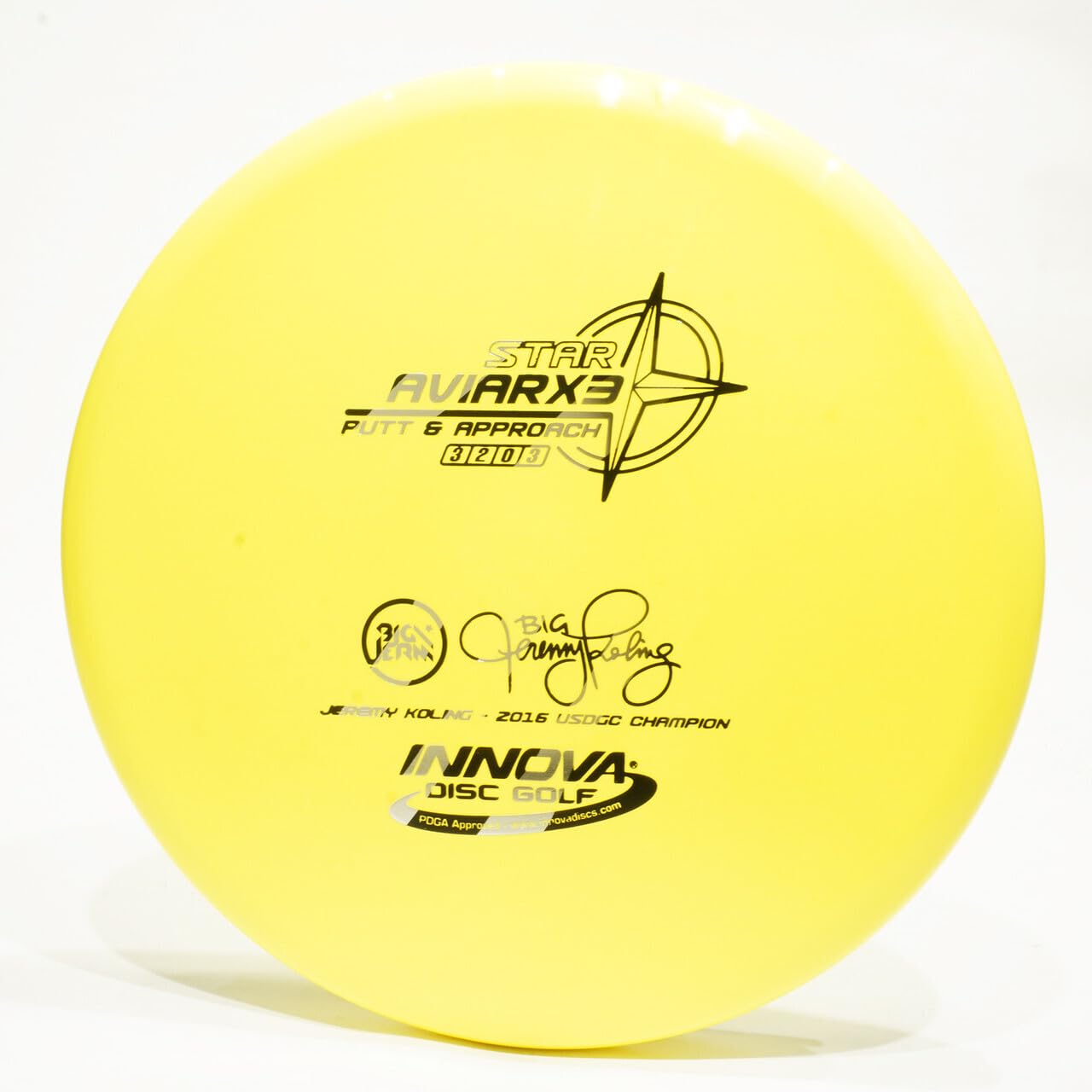 Innova AviarX3 (Star) Big Jerm Jeremy Koling Signature Release Putter & Approach Golf Disc, Pick Color/Weight [Stamp & Exact Color May Vary] Pink 167-169 Grams