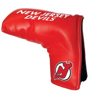 team golf nhl new jersey devils tour blade putter cover - printed team golf nhl tour blade putter cover, fits most blade putters, scotty cameron, taylormade, odyssey, titleist, ping, callaway