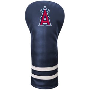 team golf mlb los angeles angels vintage fairway headcover (color) - printed team golf mlb vintage fairway headcover (printed), fits all fairway, hybrid and utility clubs