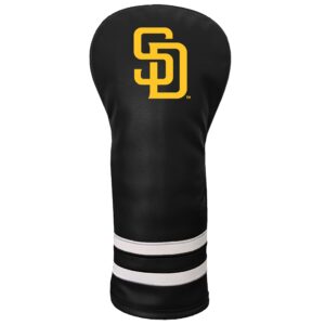 team golf mlb san diego padres vintage fairway headcover (color) - printed team golf mlb vintage fairway headcover (printed), fits all fairway, hybrid and utility clubs