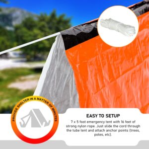 Ready Shelter Tube Tent 3.0-2 Person Tent, Survival Tent, Emergency Shelter - Ideal Survival Gear and Equipment - Emergency Survival Tent Shelter - Tent for Camping