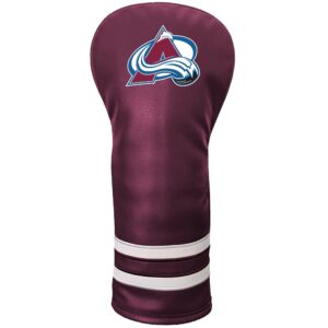 team golf nhl colorado avalanche vintage fairway headcover (color) - printed team golf nhl vintage fairway headcover (printed), fits all fairway, hybrid and utility clubs