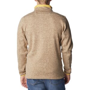 Columbia Men's Sweater Weather Full Zip, Ancient Fossil Heather, Large