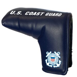 team golf ncaa us coast guard tour blade putter cover, fits most blade putters, scotty cameron, taylormade, odyssey, titleist, ping, callaway