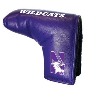 team golf ncaa northwestern tour blade putter cover, fits most blade putters, scotty cameron, taylormade, odyssey, titleist, ping, callaway