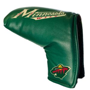 team golf nhl minnesota wild tour blade putter cover - printed team golf nhl tour blade putter cover, fits most blade putters, scotty cameron, taylormade, odyssey, titleist, ping, callaway