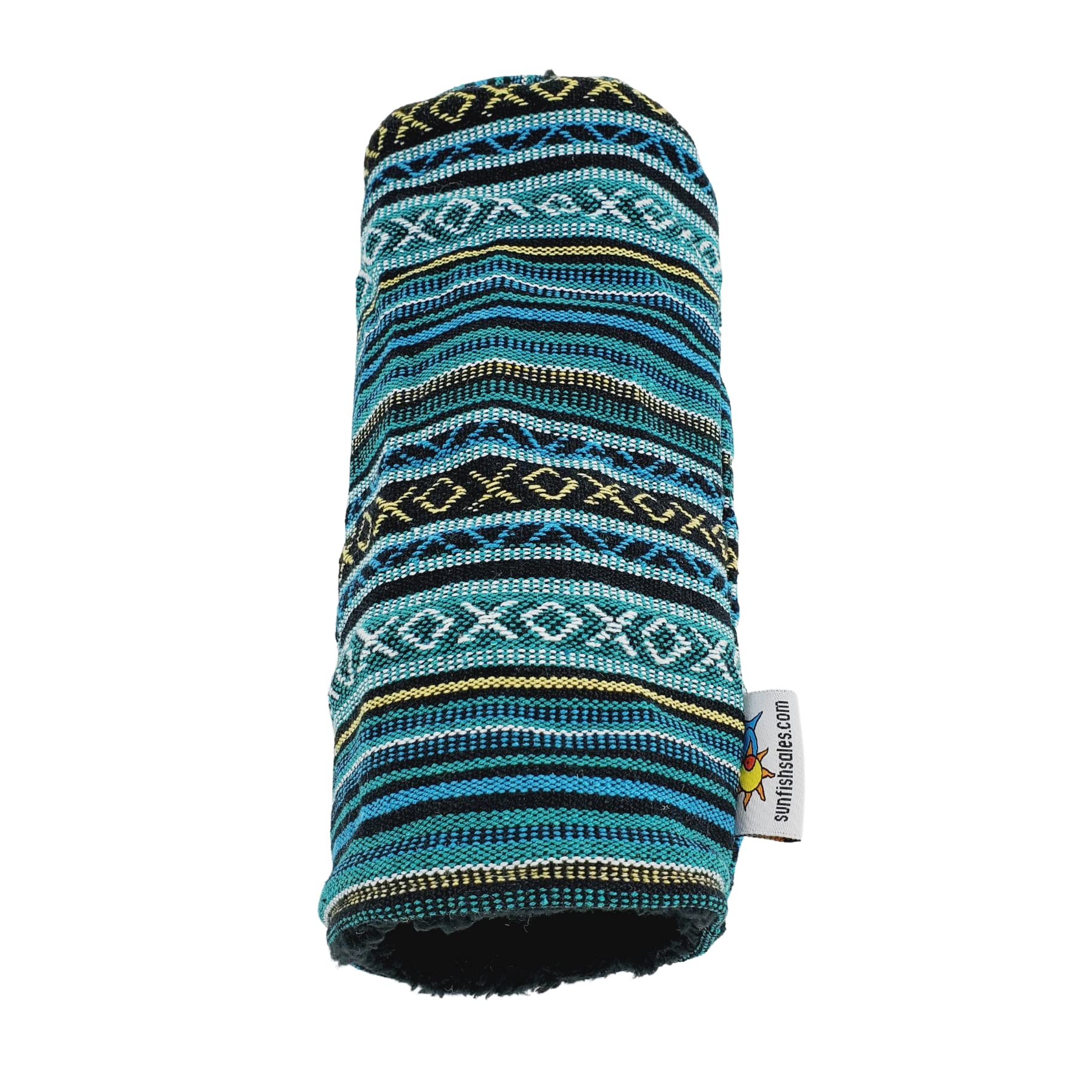 Sunfish Peacock Barrel Driver Golf Club Headcover Hand Woven