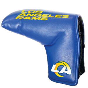 team golf nfl los angeles rams tour blade putter cover - printed team golf nfl tour blade putter cover, fits most blade putters, scotty cameron, taylormade, odyssey, titleist, ping, callaway