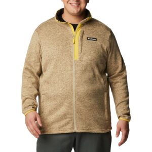 Columbia Men's Sweater Weather Full Zip, Ancient Fossil Heather, Large