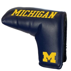 team golf ncaa michigan tour blade putter cover, fits most blade putters, scotty cameron, taylormade, odyssey, titleist, ping, callaway