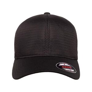 Flexfit Men's 360 Omnimesh Cap, Black, XX-Large