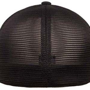 Flexfit Men's 360 Omnimesh Cap, Black, XX-Large