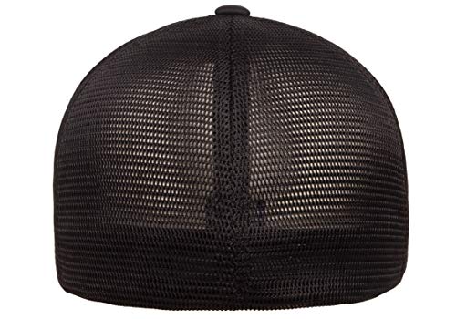 Flexfit Men's 360 Omnimesh Cap, Black, XX-Large