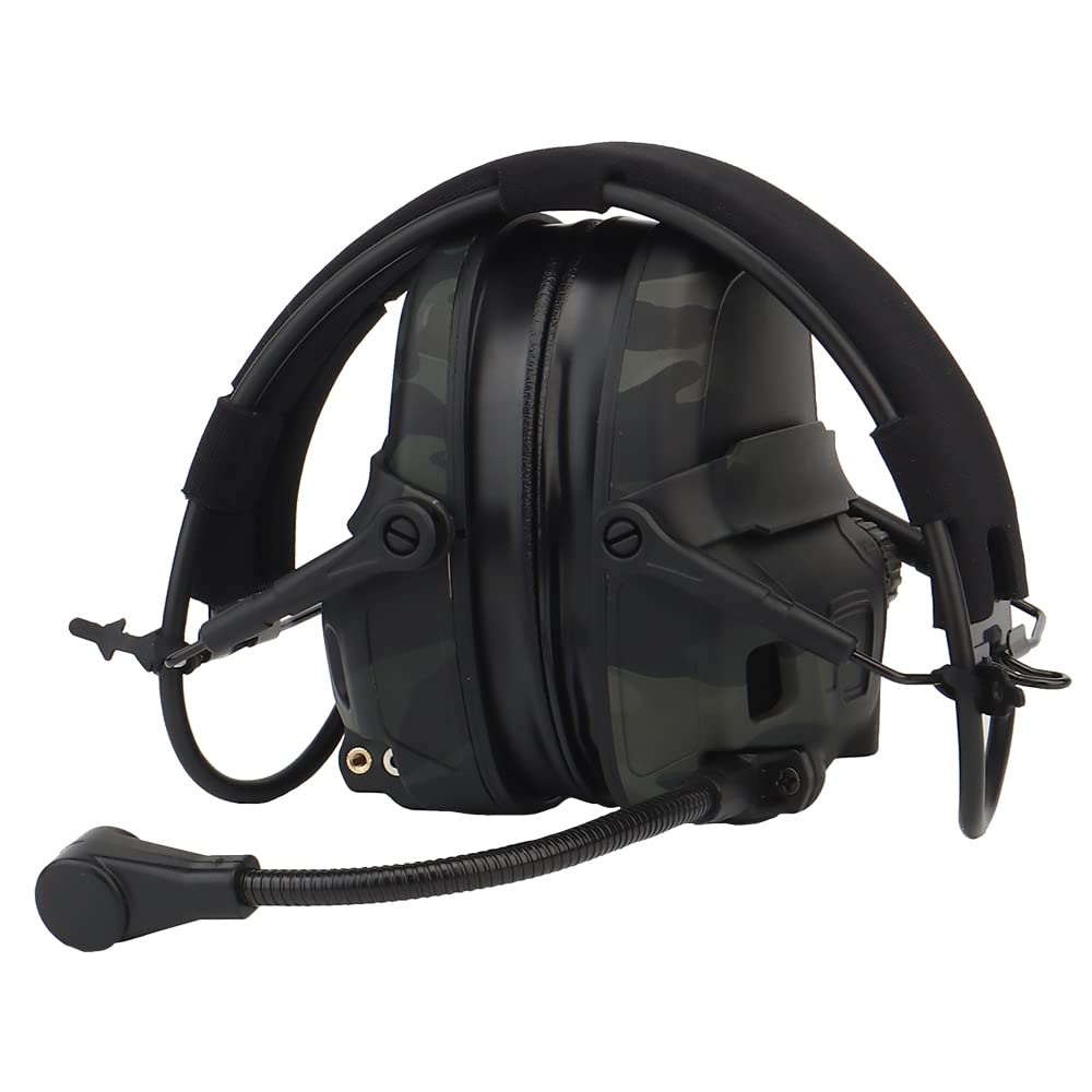 GYDEHUTJ GEN 6 Tactical Headset Shooting Noise Reduction Ear Muff for OPS Core ARC and Wendy M-LOK Helmet Head Mounted 2 in 1