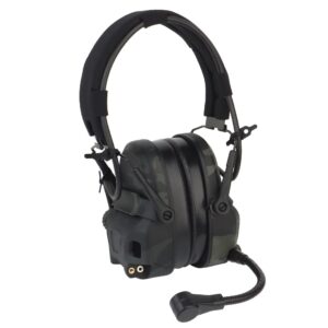 GYDEHUTJ GEN 6 Tactical Headset Shooting Noise Reduction Ear Muff for OPS Core ARC and Wendy M-LOK Helmet Head Mounted 2 in 1