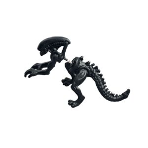 SBI Jewelry Black Vintage Xenomorph Earrings Cute Weird Earrings for Women Men Sister Brother Friend 4D Funny Alien PredAlien Deacon