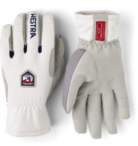 hestra unisex windstopper ergo grip touring gloves for cross country & winter sports - ivory - 8