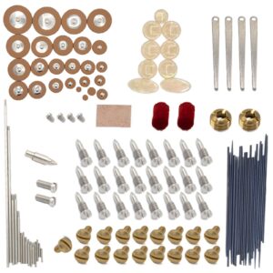 cheerock alto sax repair kit alto saxophone repair parts including screws sound hole pad spring needles rollers diy tools