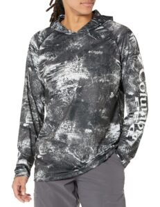 columbia men's super terminal tackle hoodie, black realtree horizon, medium