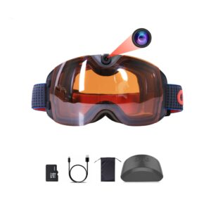 oho 4k smart ski goggles, wifi camera snowboard goggles with uv protection, anti fog （men/women）