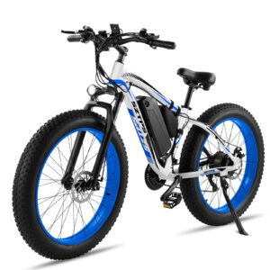 electric bike,26''electric bike for adults with 48v 13ah removable battery,750w fat tire electric bike,30 mph electric mountain bike,21 speed e-bike with phone charger mount