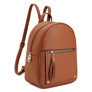 montana west medium backpack purse for women anti theft backpack with secured zipper & tassel