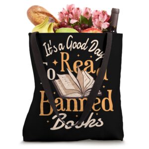 It's A Good Day To Read Banned Books Bibliophile Bookaholic Tote Bag