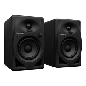 pioneer dj dm-40d-bt 4-inch desktop active monitor speaker with bluetooth - black