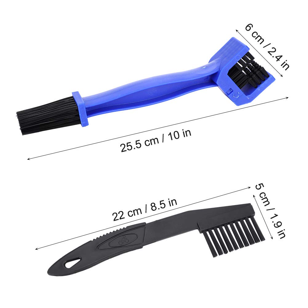 3 Pieces Precision Plastic Bicycle Cleaning Brush Tool,Bike or Motorcycle Chain Washer, suitable for Mountain, Road, City Bike, Motorcycle Chain Cleaning Brush Tool, Bike or Motorcycle Chain Was