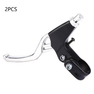 Pilipane Aluminium Alloy Mountain Bike Lever Bicycle Cycling Brake Level Handles 2.2cm Diameter for Mountain Bike,1 Pair Bike Brakes, Road Bike, Folding Bike, (Silver), 1 Pair Bike Brakes, Aluminium