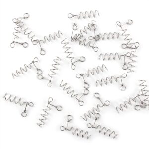 GRFIT Fishing Pliers 20pcs Soft Lure Bait Spring Fishing Screw Fishing Accessories Crank Hook Centering Pin Shallow Rigging for Hard Baits Fishing Quick Knot Tool